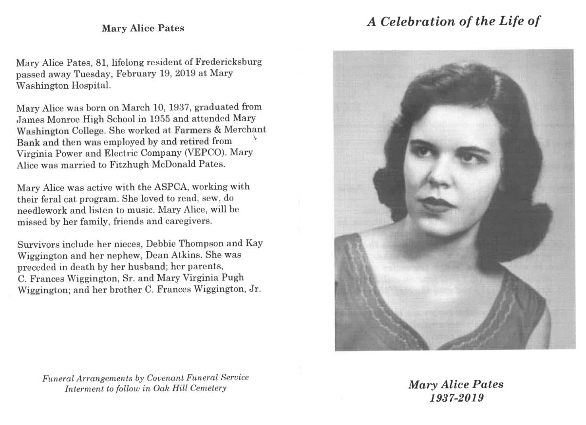 One Year Anniversary: Mary Pates - Fredericksburg SPCA